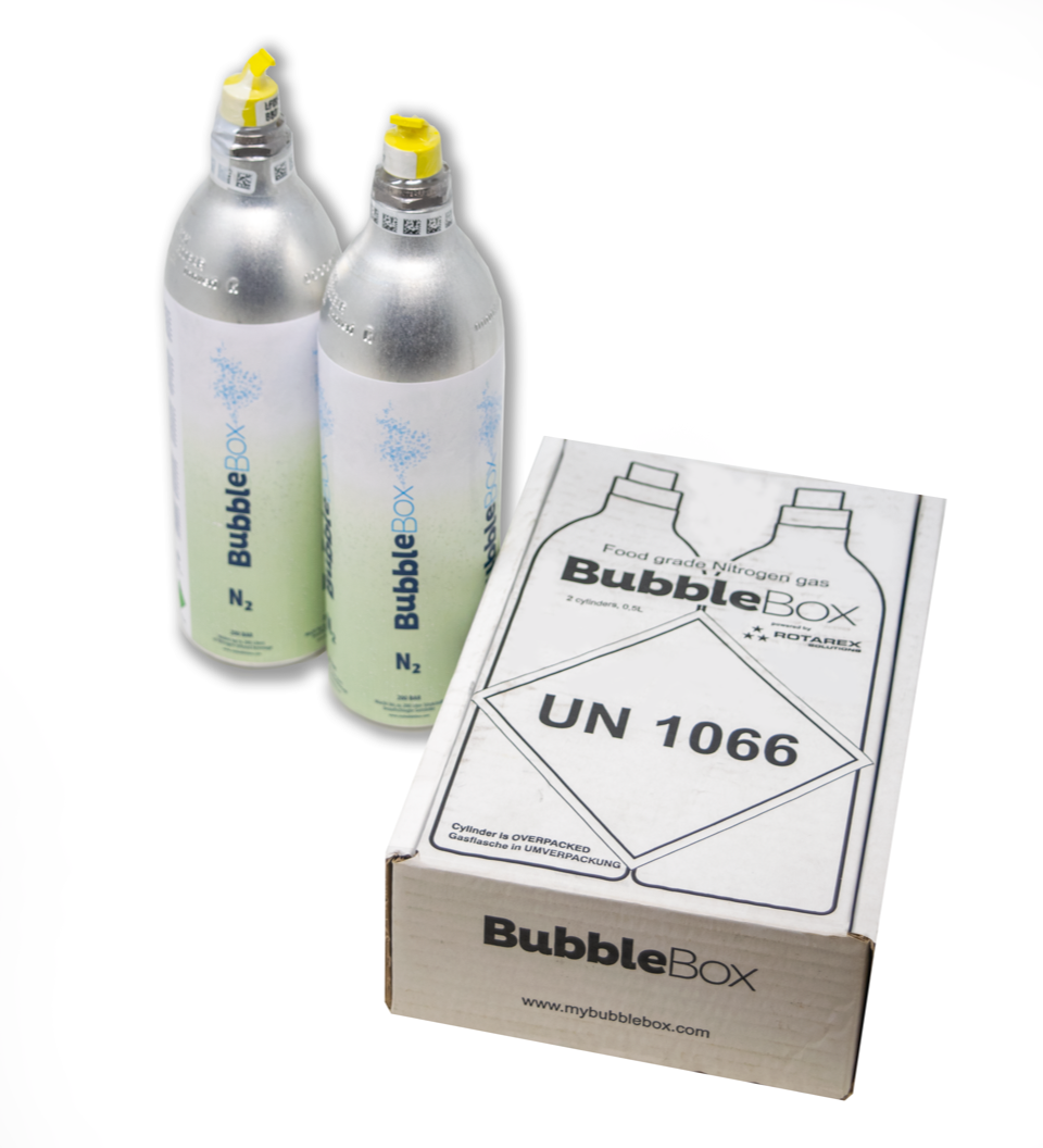 Mini N2 Nitrogen Bottle Pack (2 Cylinders) - Brewfitt Limited